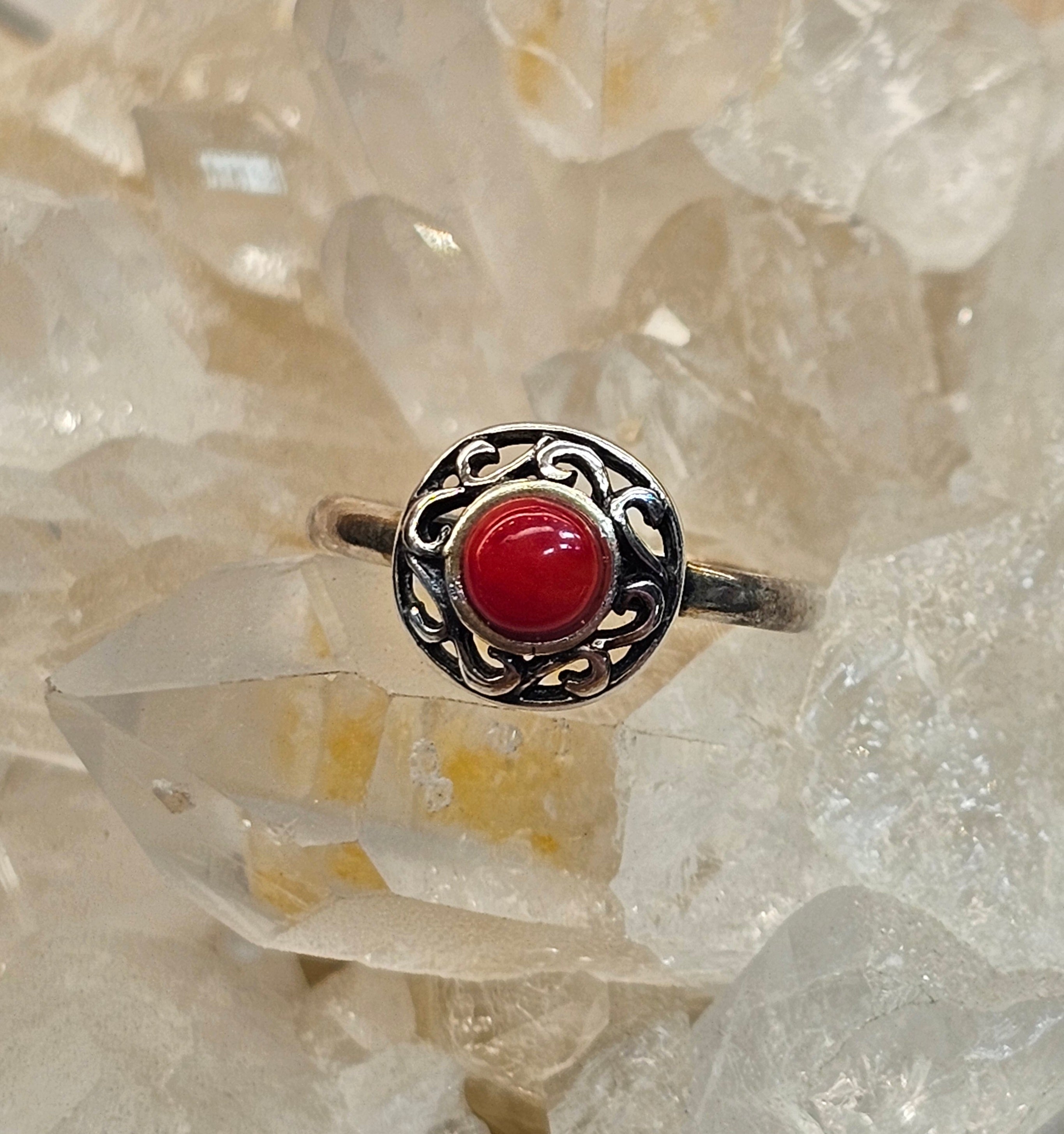 Red Coral Rings - Secure Beautiful Luck – Royal Gems and Minerals